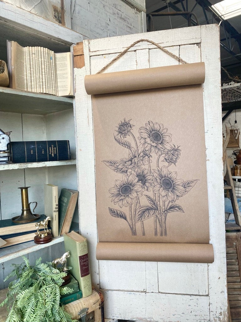 Sunflower Scroll--60% OFF | The Little Burlap Barn
